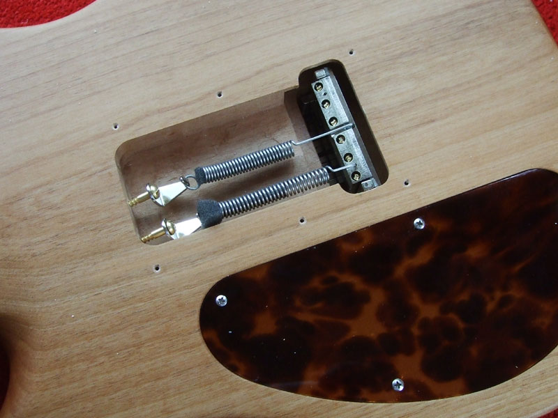 Control cavity cover in place – Manchester Guitar Tech