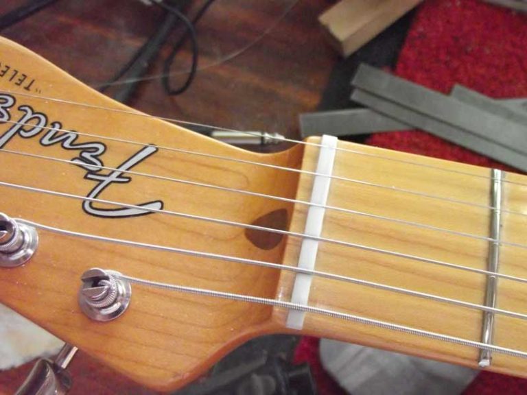 New Tusq nut for Fender Telecaster – Manchester Guitar Tech