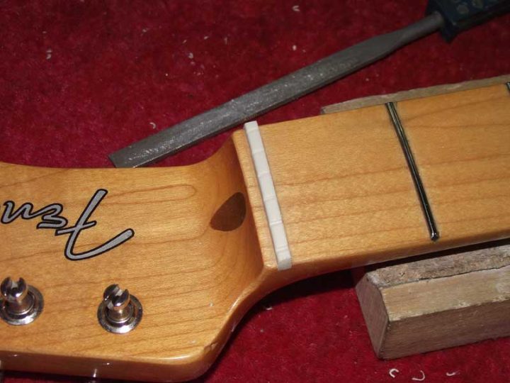 New Tusq nut for Fender Telecaster – Manchester Guitar Tech