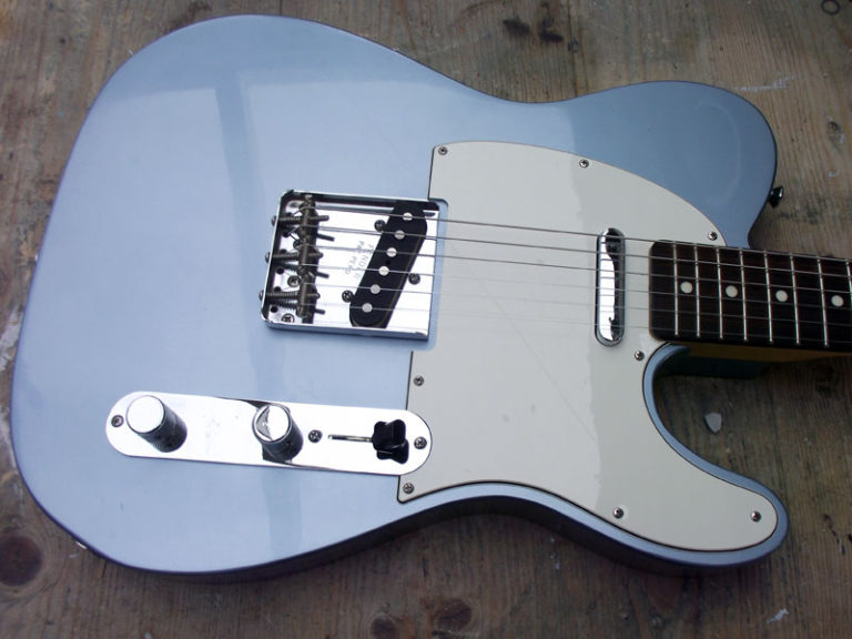 Ice Blue Metallic Telecaster Assembled – Manchester Guitar Tech