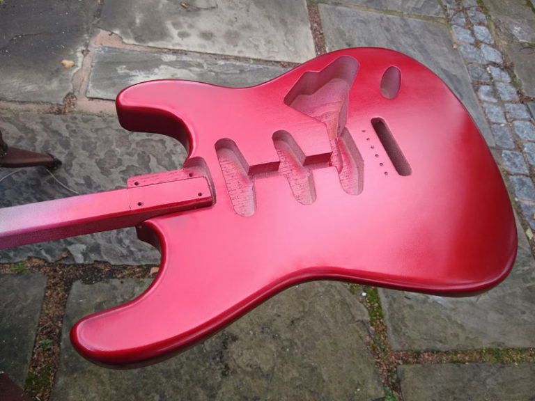 Creating a Candy Apple Red finish – Manchester Guitar Tech